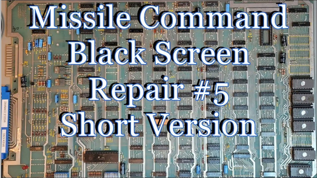 Missile Command Repair #5 Short Version - Black Screen - YouTube