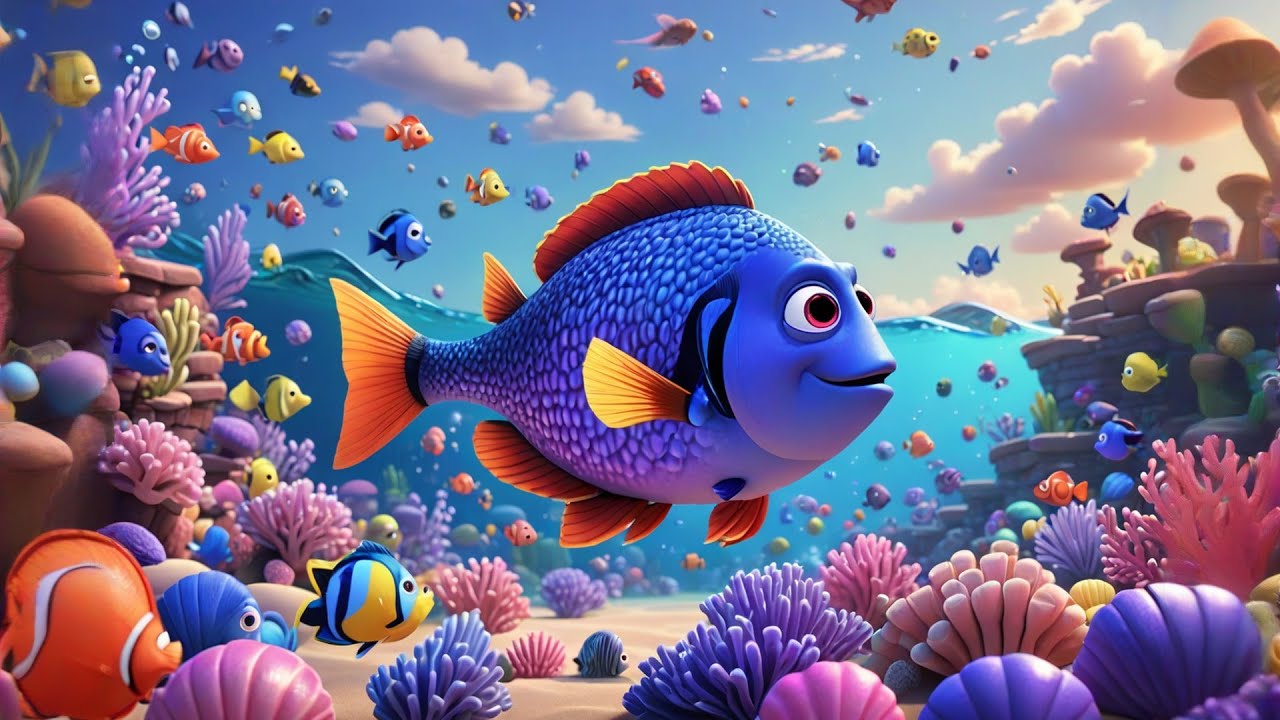 The Fish That Painted the Ocean 🐟🎨 | Fun Kids Story Song | Creative ...