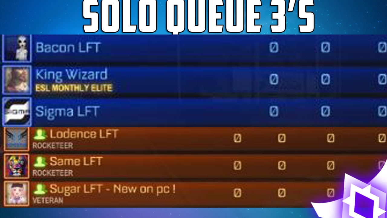 Rocket League - Solo Queue Ranked 3v3 - YouTube