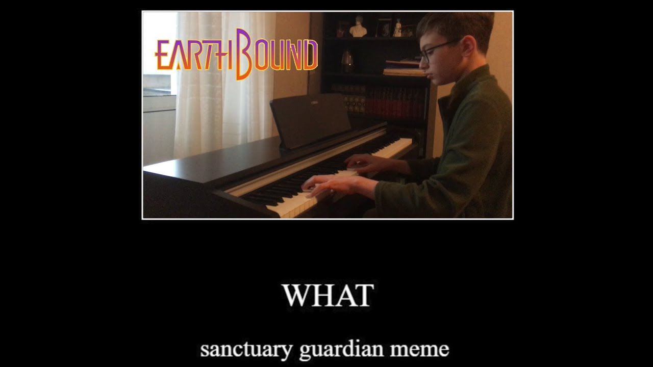 EARTHBOUND - SANCTUARY GUARDIAN ON PIANO🎹 - YouTube