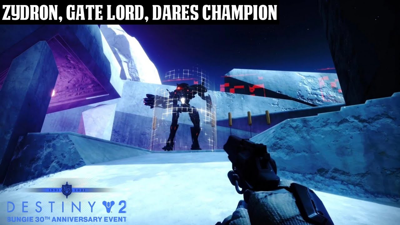 Destiny 2: Zydron, Gate Lord, Dares Champion Theme, Bungie 30th ...