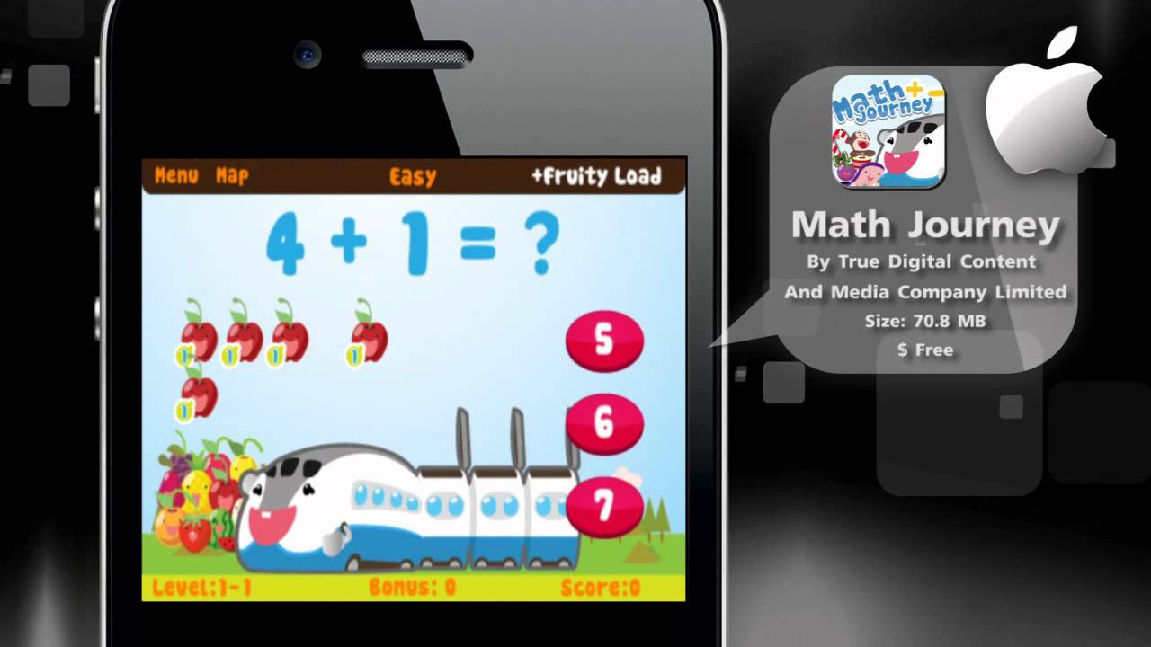 App of the day - iPhone 'Math Journey' - YouTube