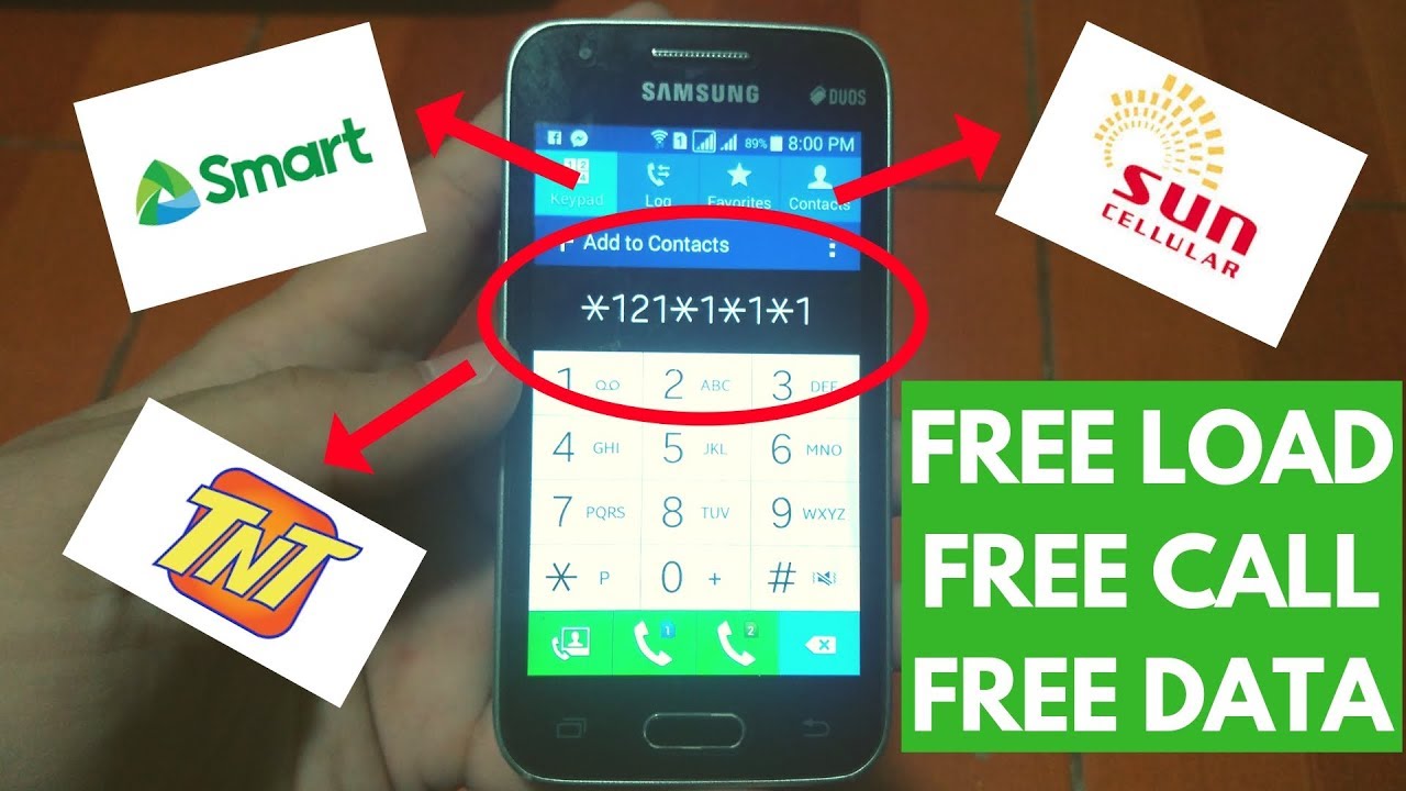 FREE LOAD or FREE CALL or FREE DATA SA SMART/TNT/SUN - YouTube