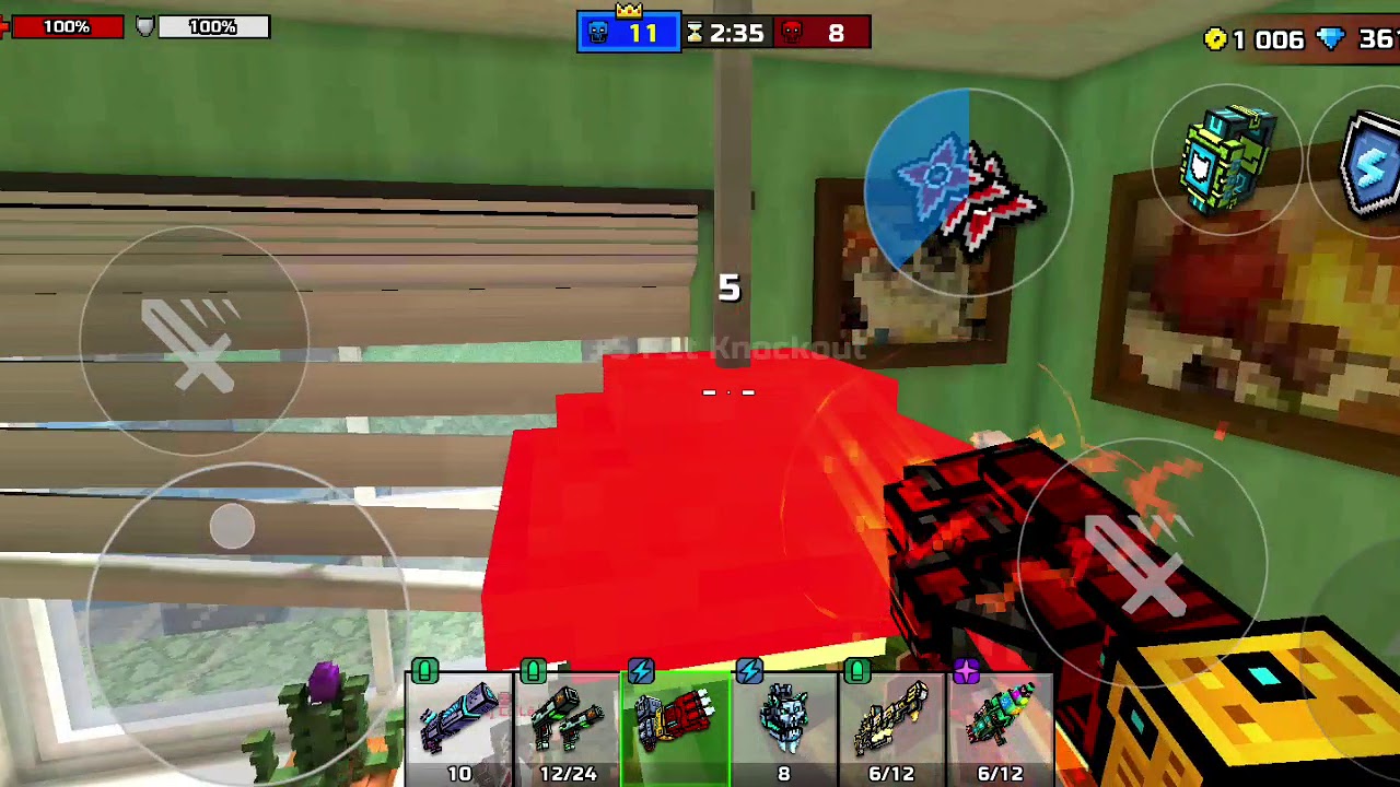 one punch gauntlet(ft.Shurikens and shield) - YouTube