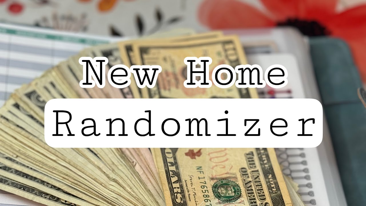 January New Home Randomizer || Savings Challenge || $90 - YouTube