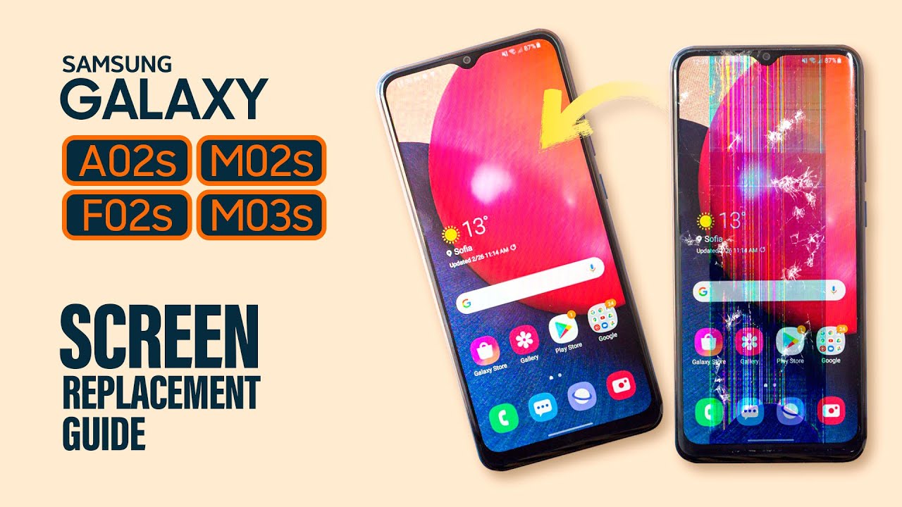 Samsung Galaxy A02S LCD Screen Replacement | M02s | F02s - YouTube