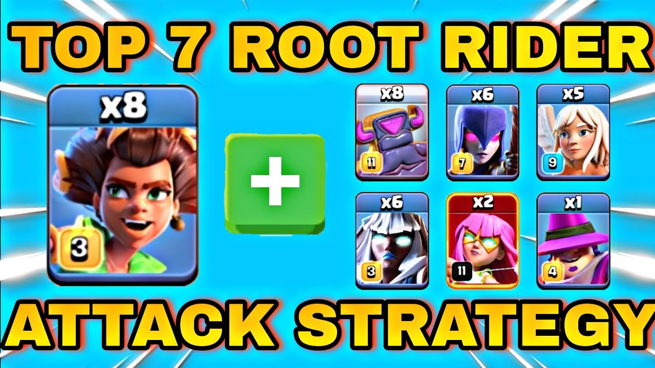 Root Rider Attack is Unstoppable | TH16 Best Attack Strategy | Clash of ...