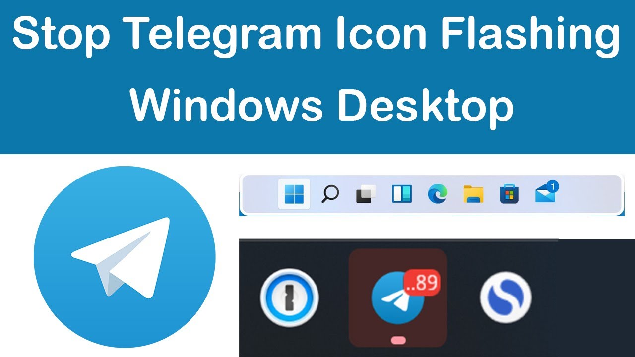 How to Turn Off Flash the Taskbar Icon in Telegram Windows Desktop App ...