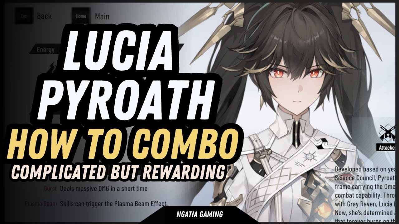 HOW TO combo with lucia pyro | Punishing gray raven - YouTube
