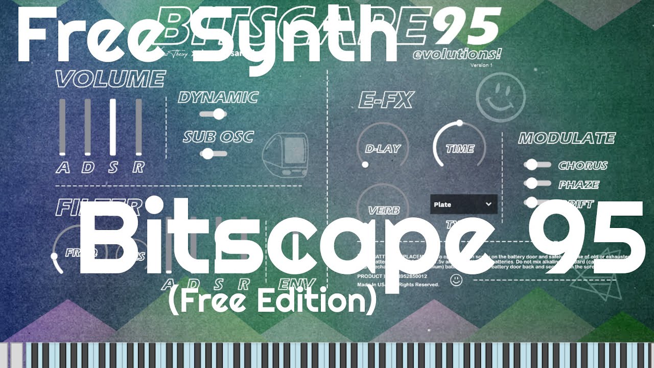 Free Synth - Bitscape 95 Free Edition by Venus Theory & Dave Hilowitz (No Talking) - YouTube