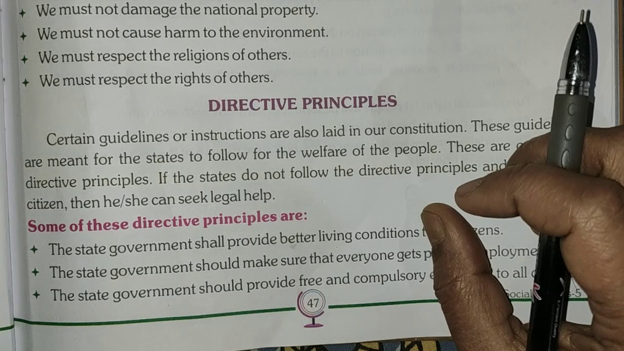 Class 5 Sst Chapter 5 (Fundamental rights and duties ) Concluding Part ...