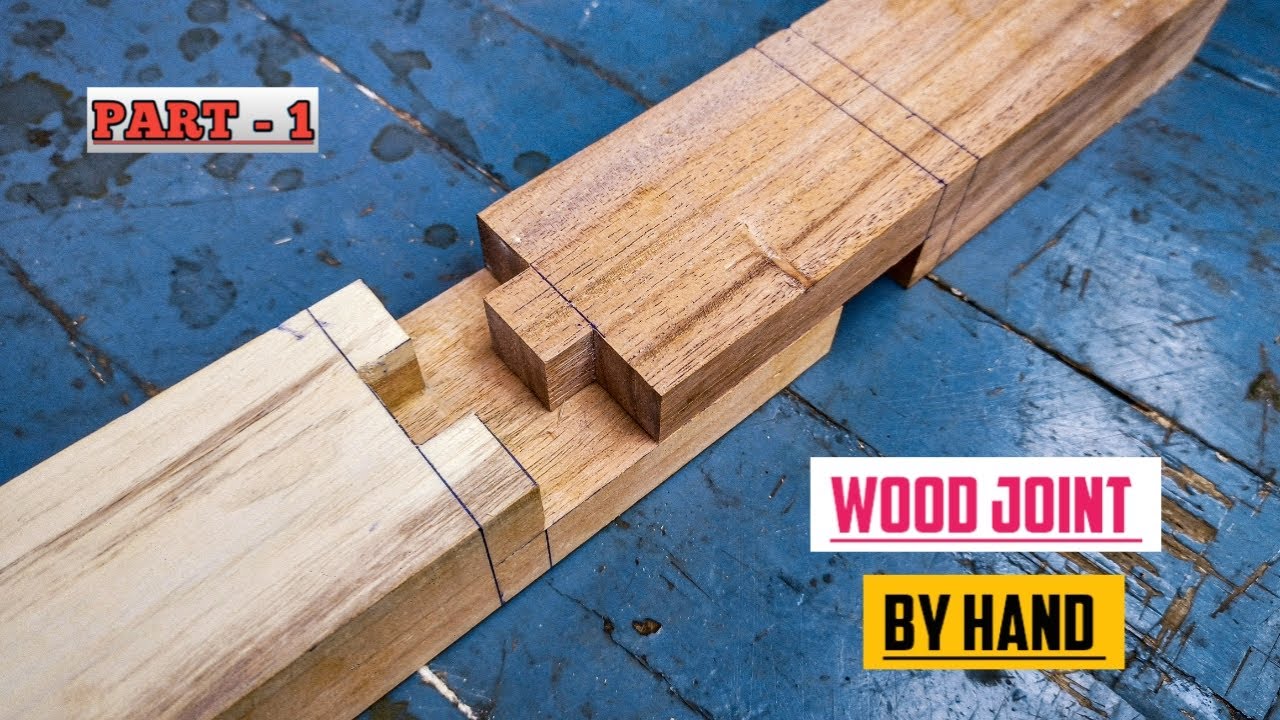 making simple wooden joint by hand | only hand tools used | part - 1 ...