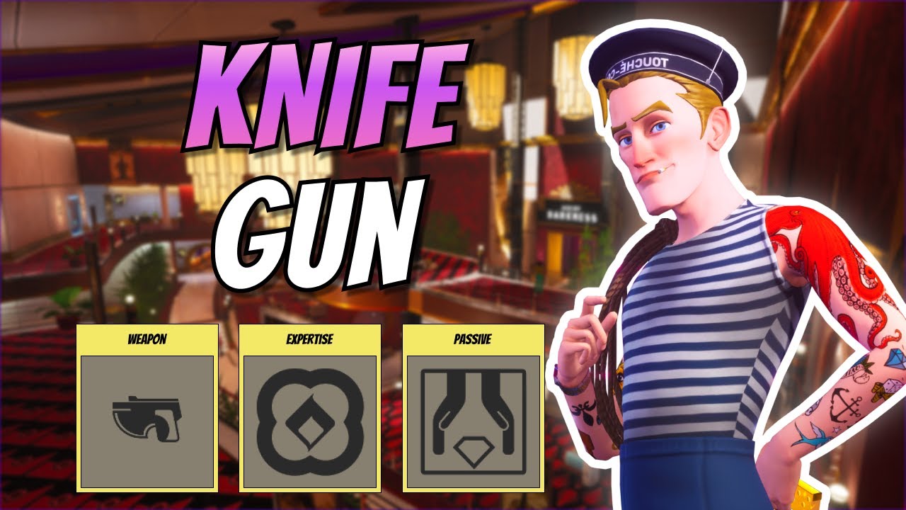 KNIFE GUN | Larcin Solo Gameplay Deceive Inc - YouTube
