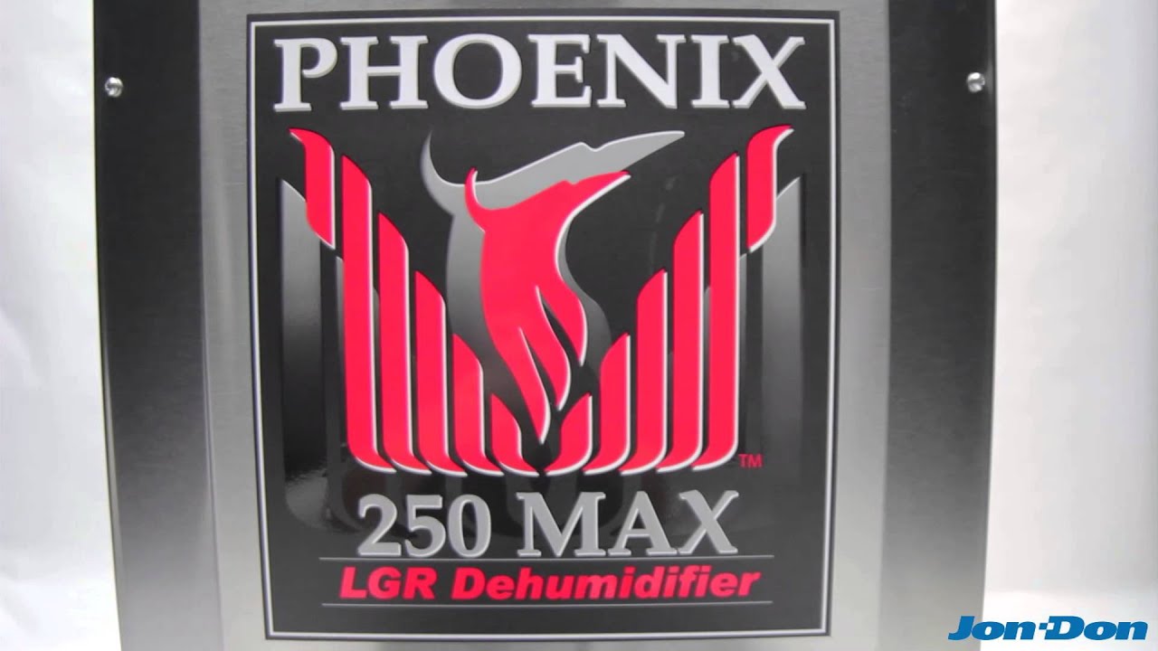 Demo/Review of Phoenix 250 MAX Dehumidifier - Jon-Don Video - YouTube