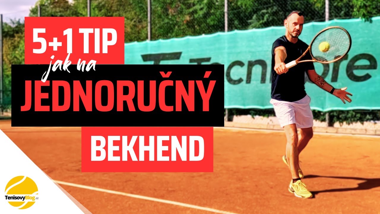 Jak SNADNO ZLEPŠIT jednoručný bekhend #tenis #backhand - YouTube