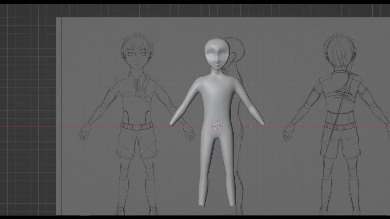 Blender 3D Modelling Tutorial : Membuat karakter part 2 - YouTube