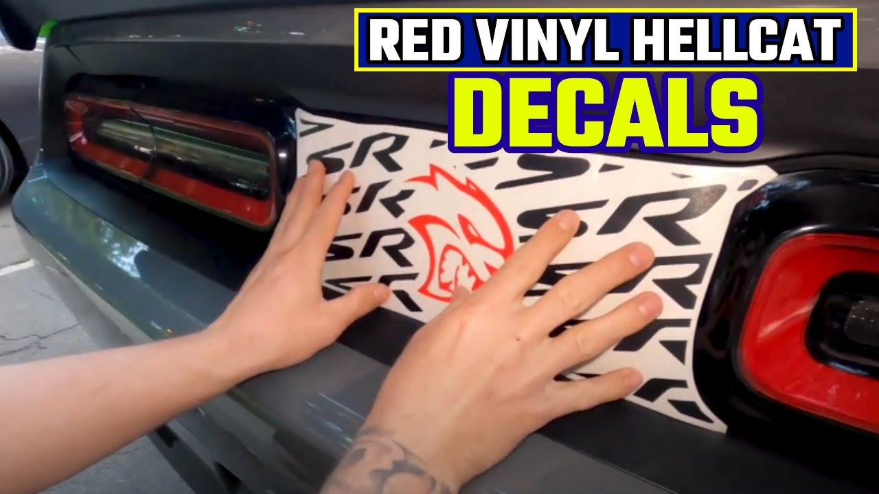 REFLECTIVE RED VINYL EXCLUSIVE HELLCAT DECALS!! MY BOYS AT ZTR GRAPHICS ...