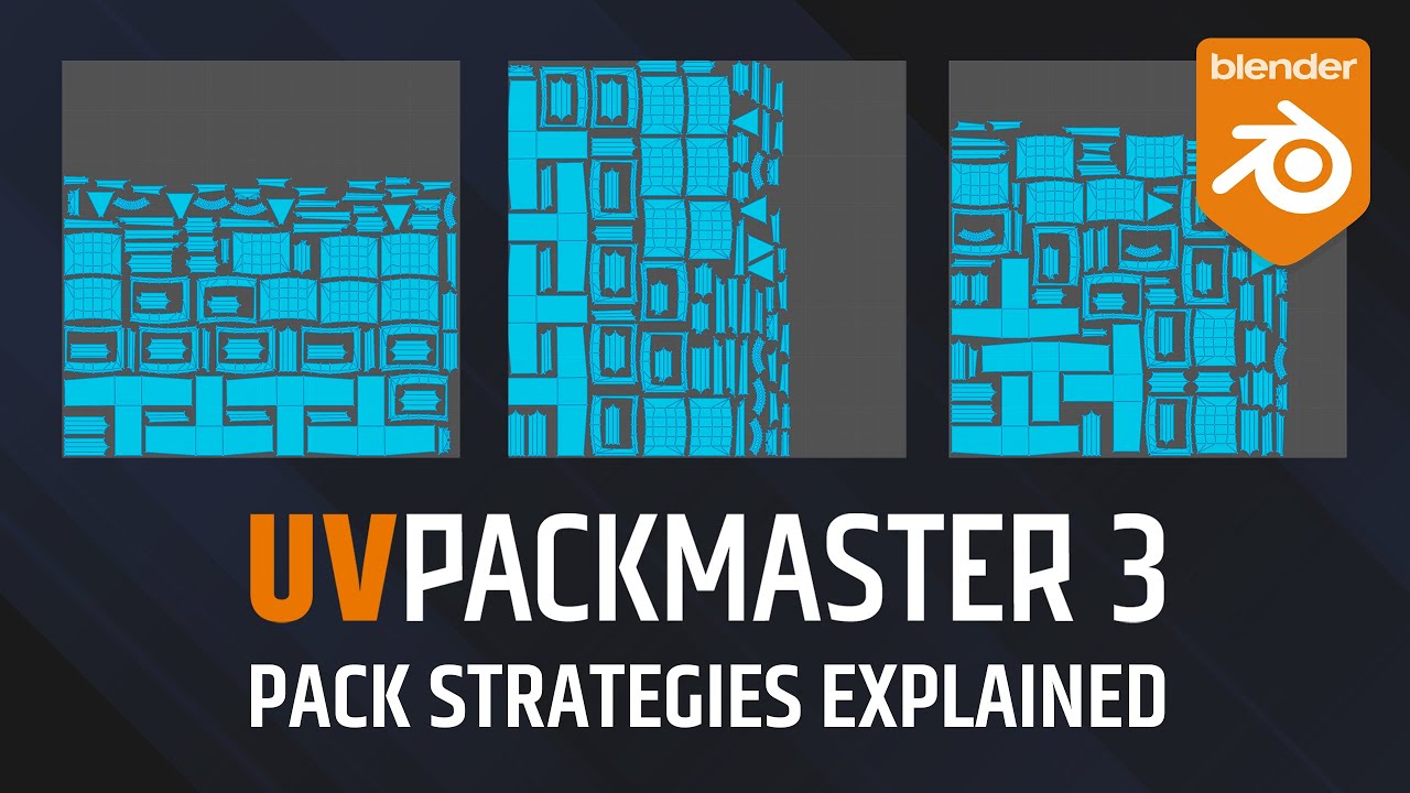 UVPackmaster 3 for Blender - pack strategies explained [reupload] - YouTube