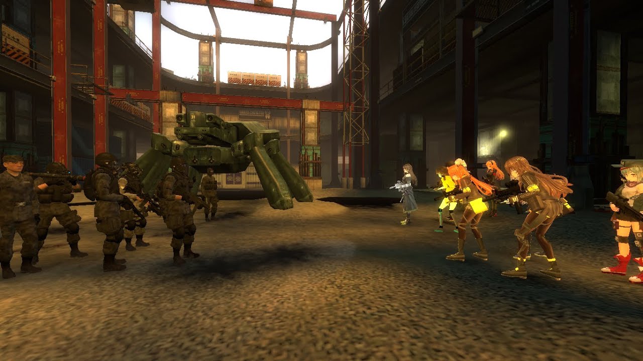 (GMOD) VJ Girls' Frontline SNPCs VS BlackWatch Army in Neotokyo Maps ...