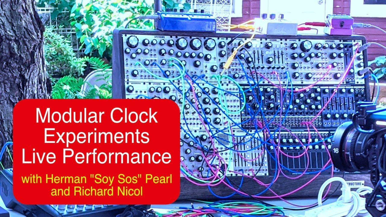 Modular Clock Experiment 11 Live Performance - YouTube