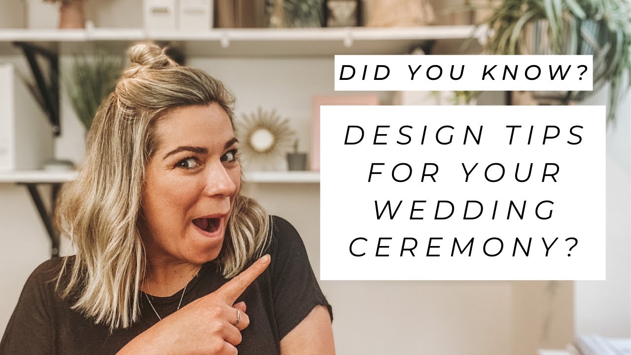 5 Design Elements For Your Wedding Ceremony - YouTube