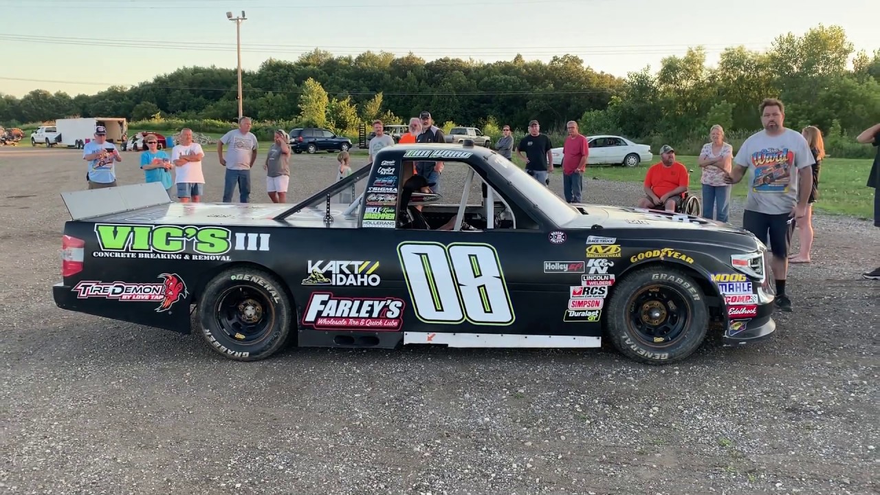 Tim Ward Nascar GOTS Tundra Start up Sports Park Raceway 7/29/19 Ft ...