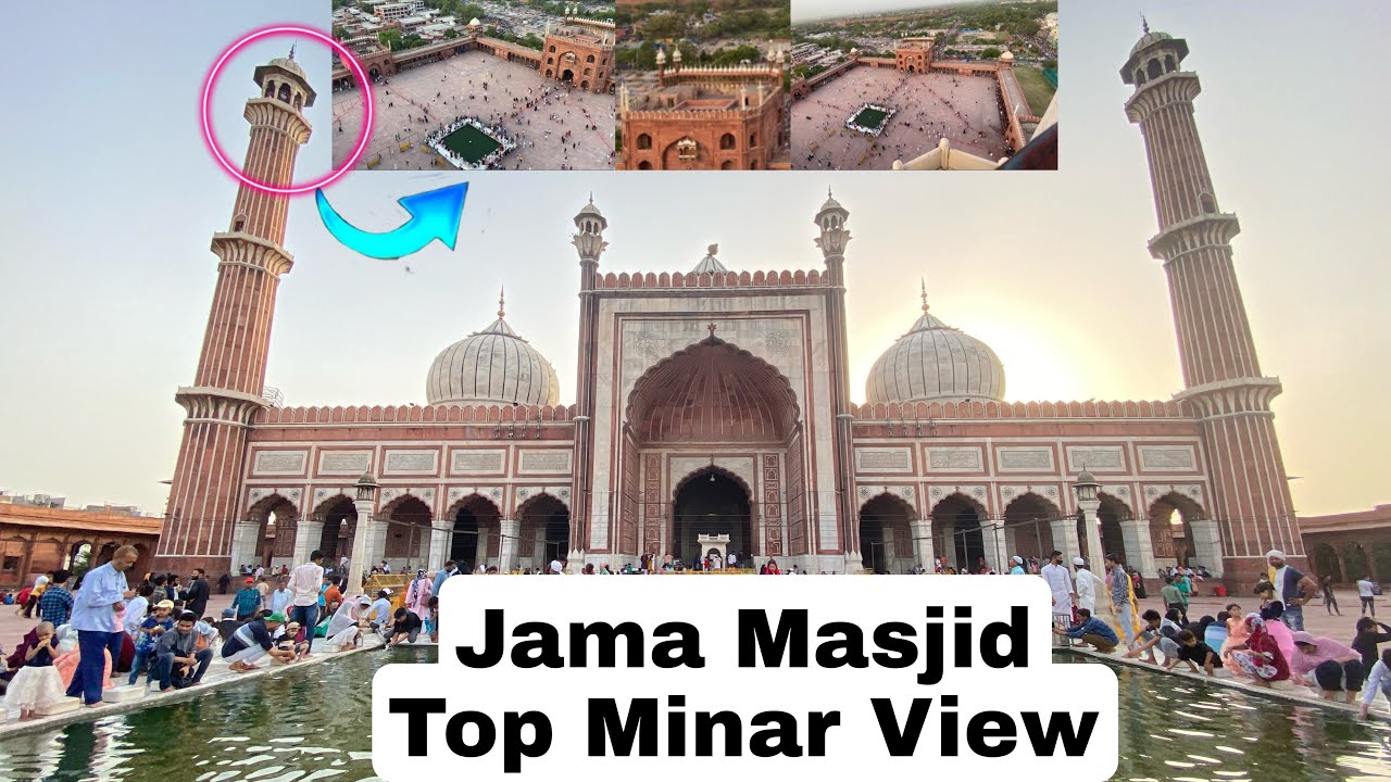 Jama Masjid | Jama Masjid Top view | Jama Masjid is the largest mosque ...