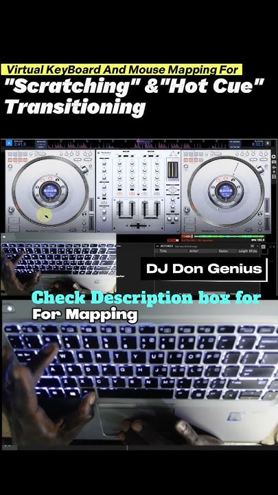 Virtual Dj Keyboard And Mouse Mapping For, "Scratching" & "Hot Cue" Transitions #shortsfeed # ...