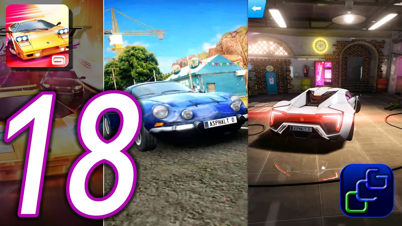 Asphalt OverDrive Android Walkthrough - Part 18 - NEW Update Both Cars ...