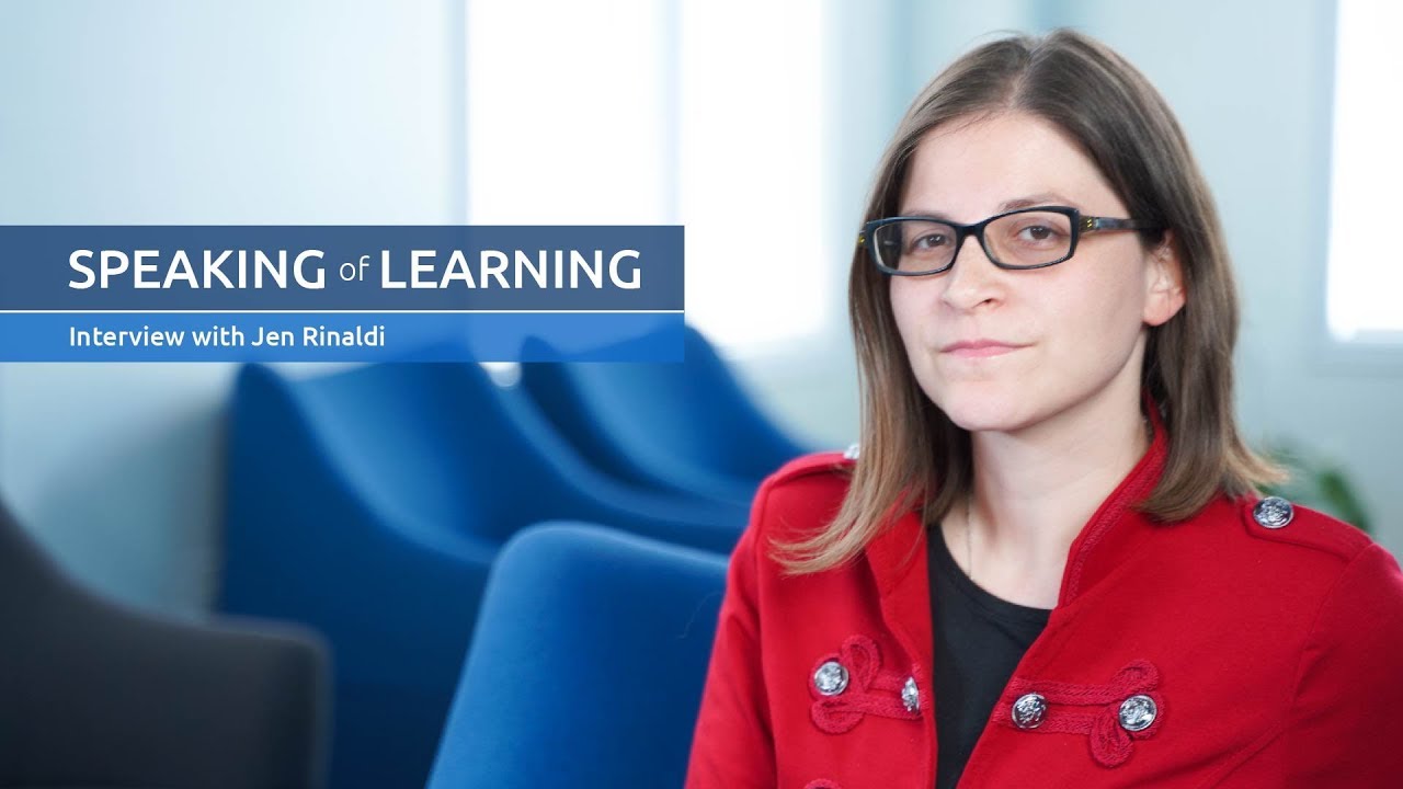 Speaking of Learning - Interview with Jen Rinaldi - YouTube
