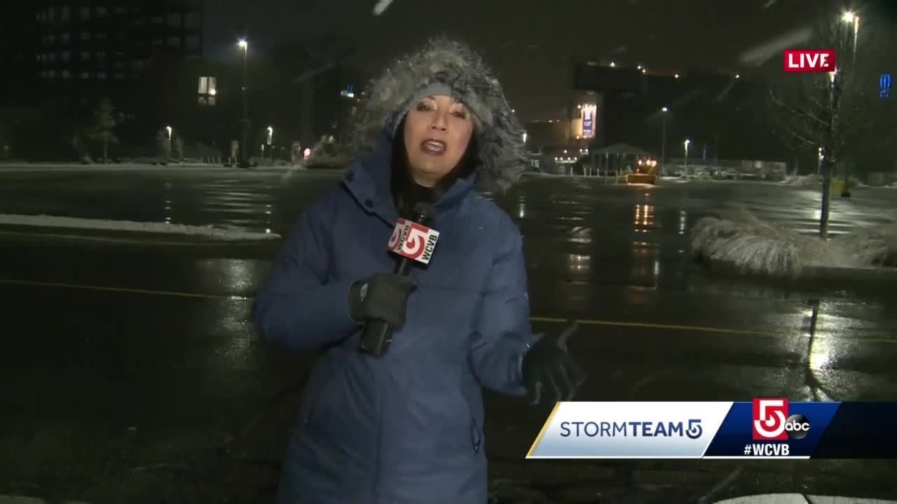 Up to 4 inches of snow expected in some areas - YouTube