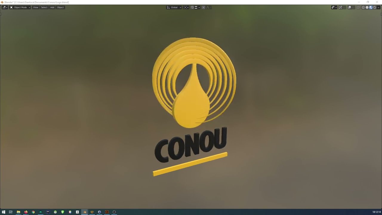 Conou - Animazione logo con testo numero 3 - YouTube