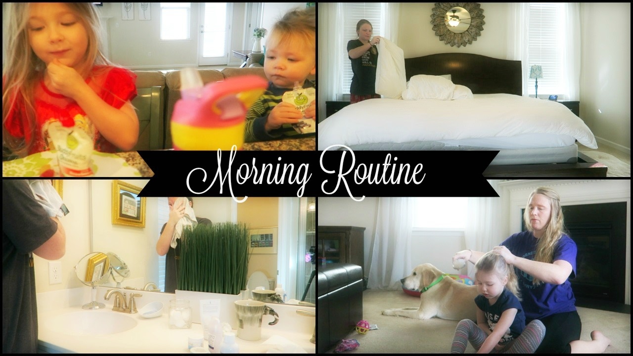 MORNING ROUTINE: SAHM OF 3 - YouTube