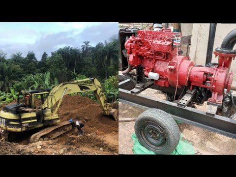 How to mine Gold//how to make use of gold mining equipments. - YouTube