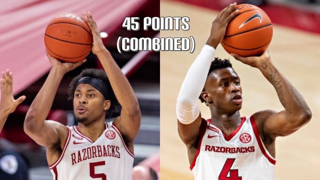 Moses Moody & Devo Davis GO OFF vs Georgia (45 Points) - YouTube