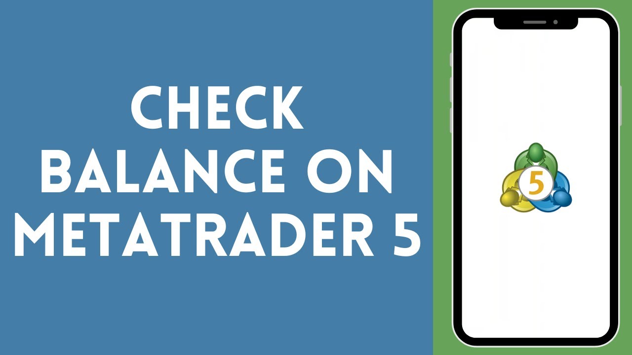 How to Check Balance on MetaTrader 5 (2024) | Verify Balance on ...