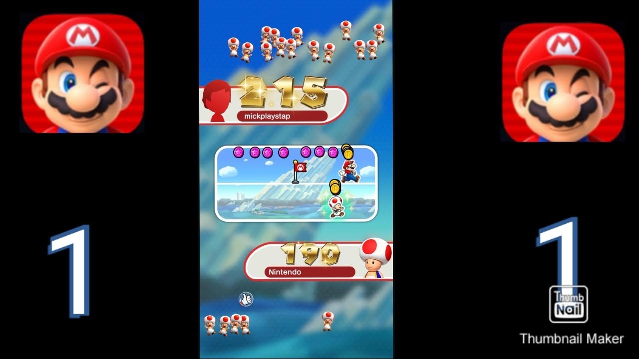 super Mario run gameplay walkthrough part 1 - YouTube