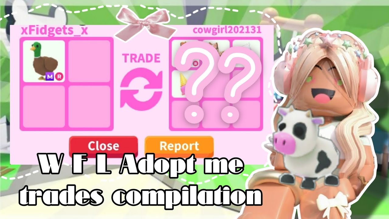 💗🎀 LOTS OF GOOD TRADES! WFL Adopt me Trades Roblox Compilation ...