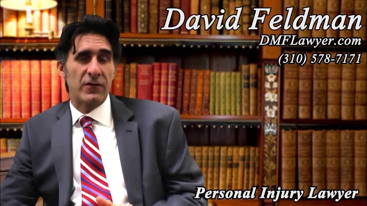 David Feldman Personal Injury Lawyer - YouTube
