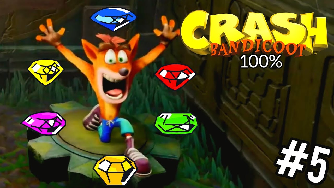 CRASH BANDICOOT 100% - #5: Como Pegar Todas as Gemas Coloridas - YouTube