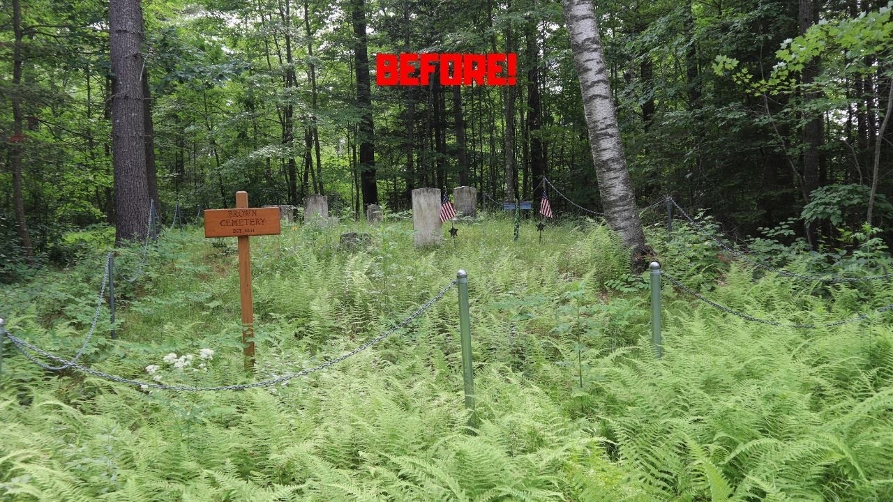 Restoring and Cleaning a 170 Year old FORGOTTEN Cemetery! - YouTube