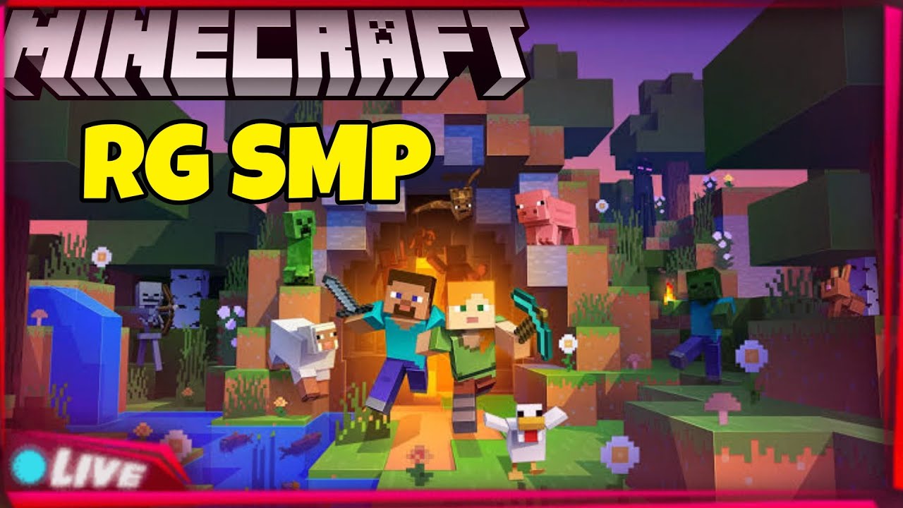 Minecraft Live RG SMP Play With Friends [Minecraft Pe Live ] - YouTube