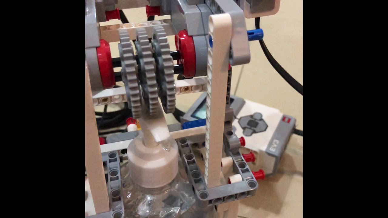 Motion Controlled Hand Sanitiser with EV3 - YouTube