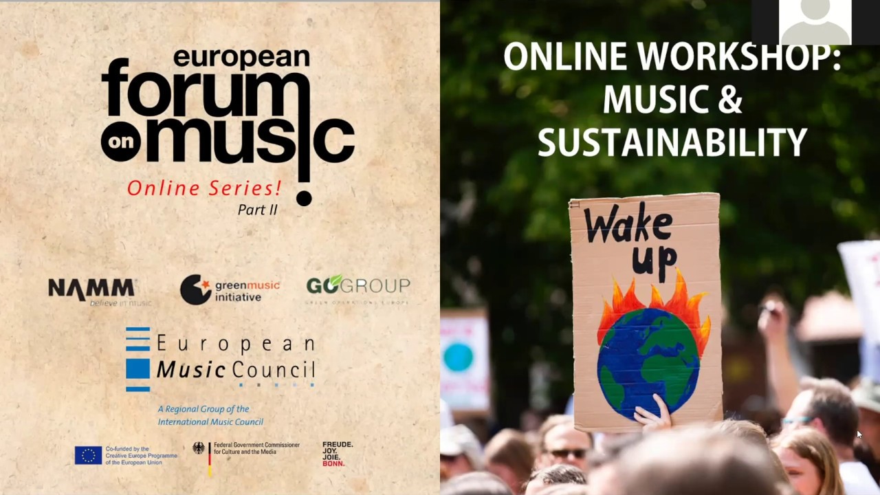 EFM Online Workshop: Music & Sustainability - YouTube
