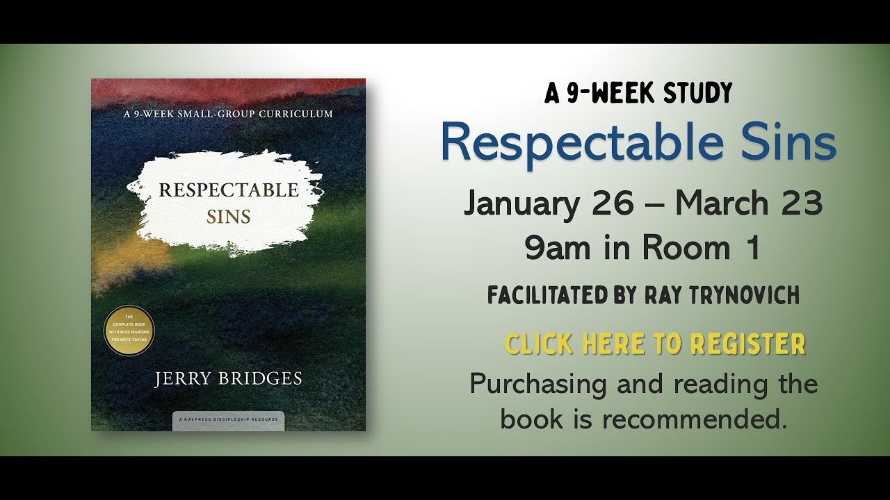 Respectable Sins: Week 1 - YouTube