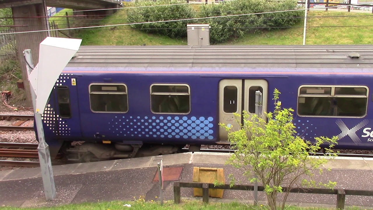 ScotRail train at Greenfaulds station. - YouTube