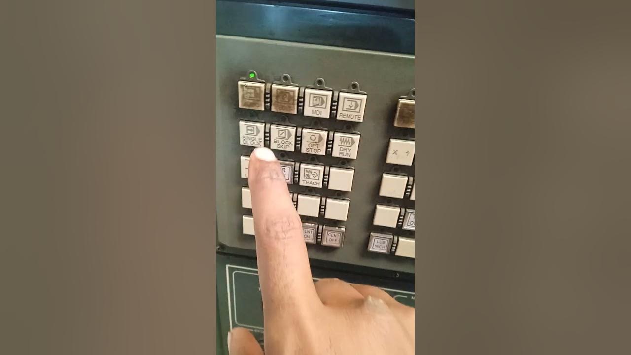 Block Skip Key Uses Cnc Machine - YouTube