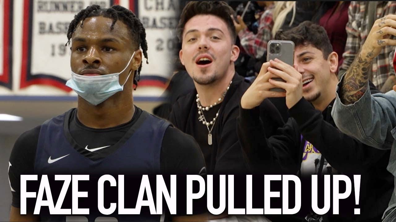 Sierra Canyon’s Toughest Game! Faze Rug & Faze Adapt Hype Up Bronny ...