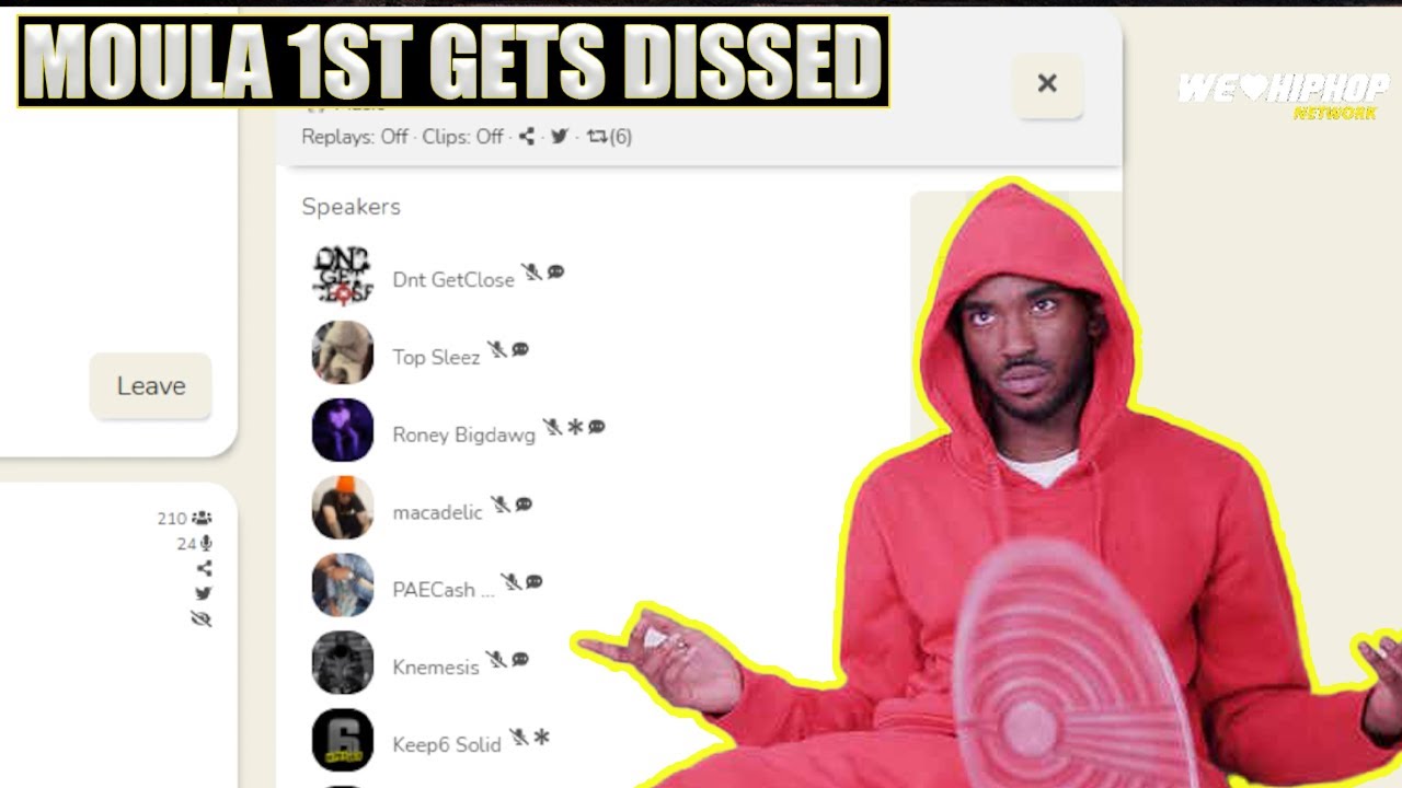 Moula 1st Gets Dissed By Toronto Rappers On Keep6ixSolid Clubhouse ...