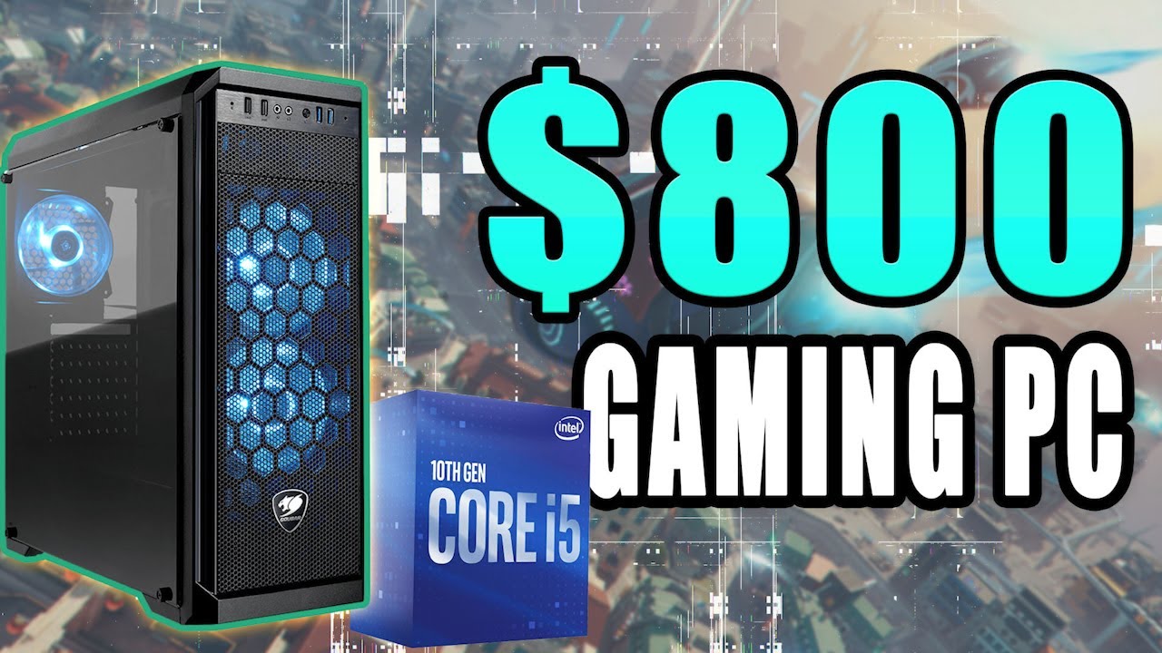 Best $800 Intel Gaming PC Build 2020 📢 | Hyperscape Warzone 144 fps ...